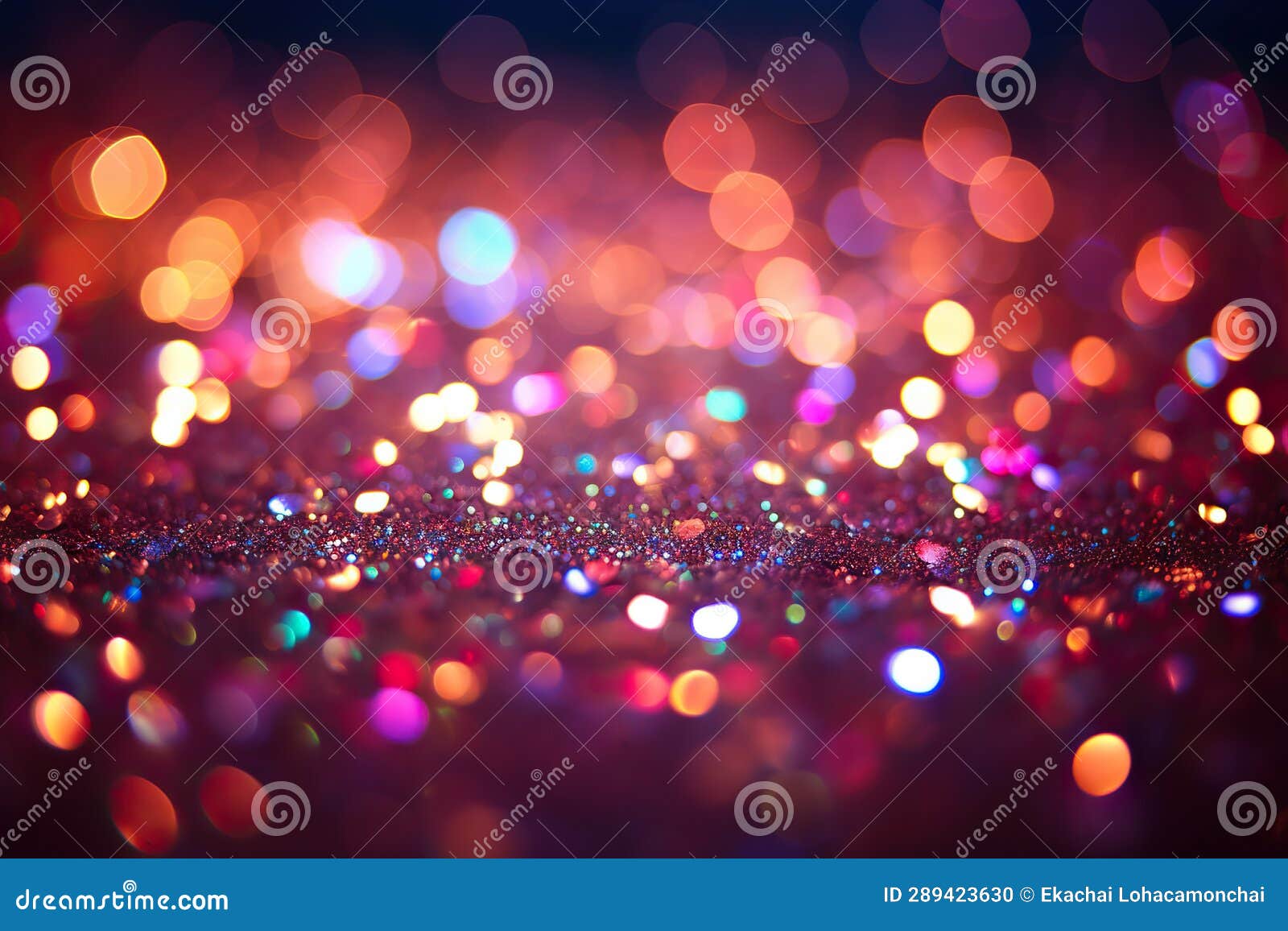 Dynamic Burst of Bokeh Lights Multicolored Background with Motion Blur ...