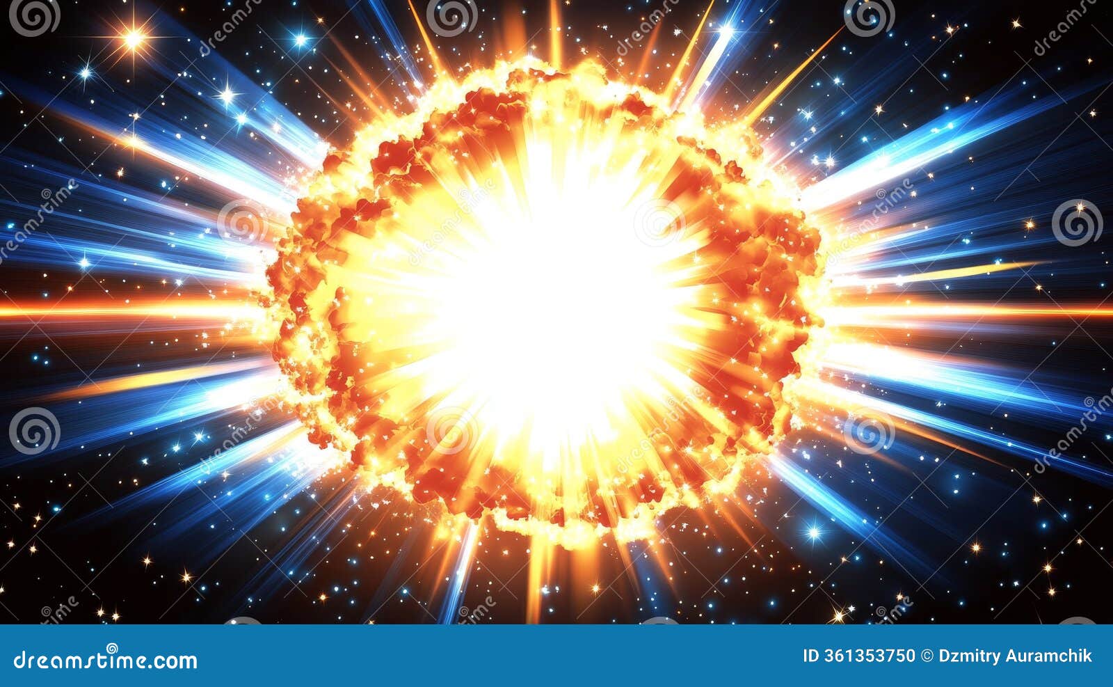 Dynamic Burst Design With Explosive Energy Lines In Manga Art Style ...