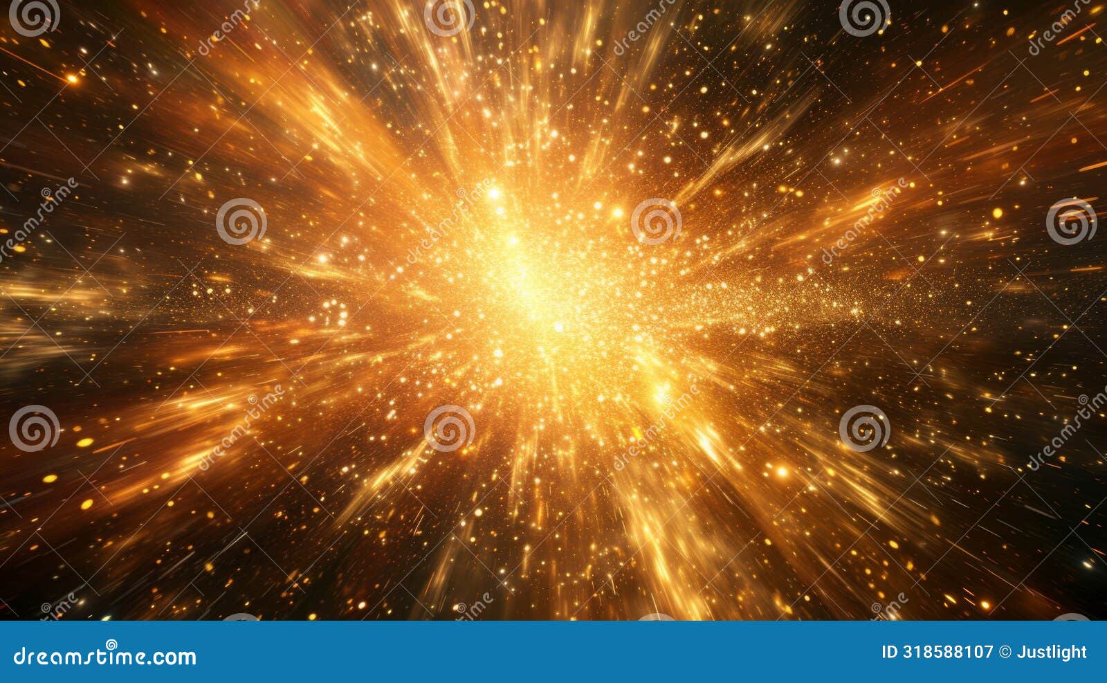 A Dynamic Burst of Particles Erupting from a Central Source and ...
