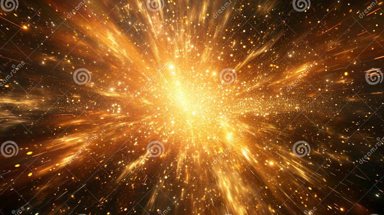 A Dynamic Burst of Particles Erupting from a Central Source and ...