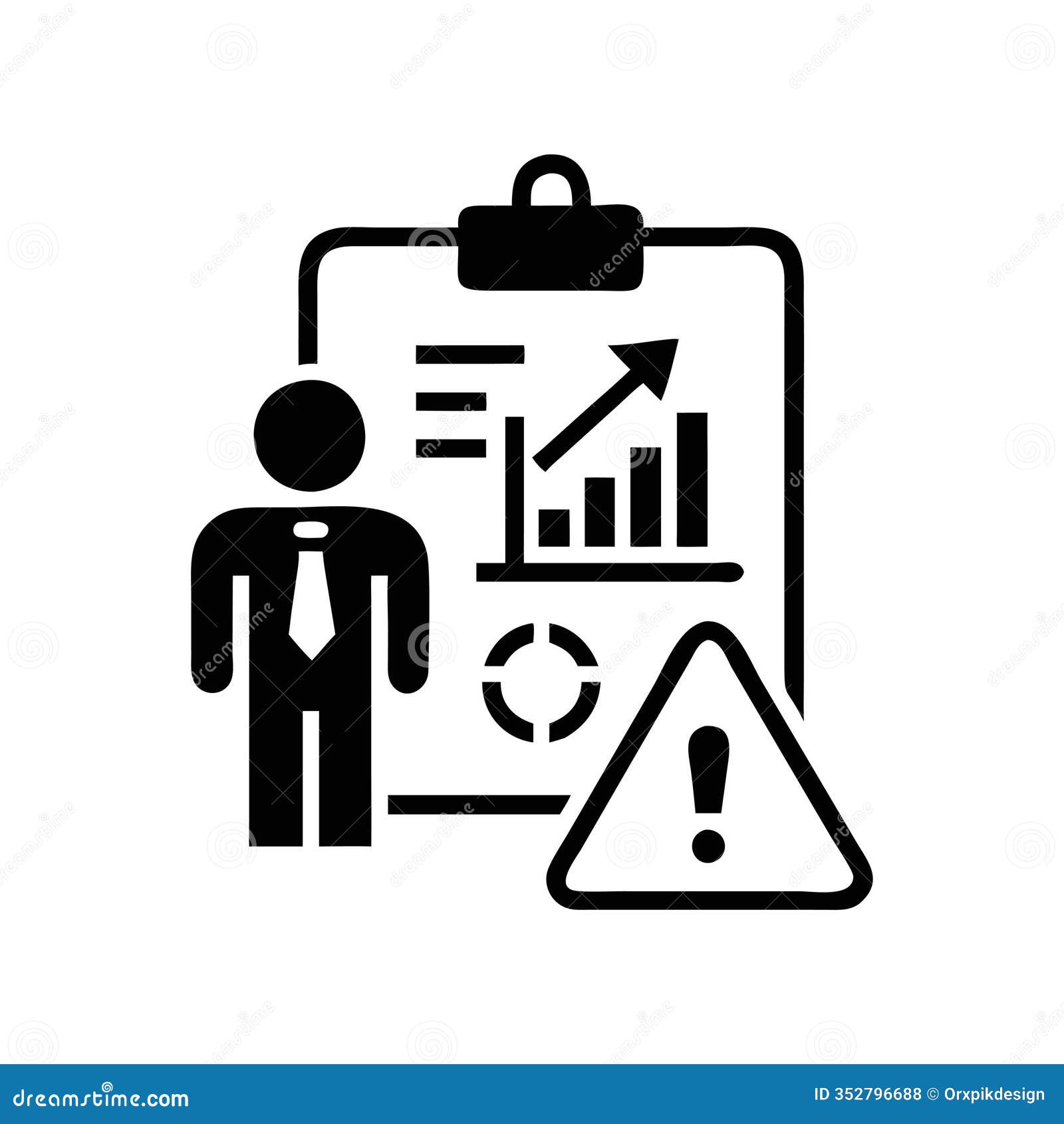 Dynamic Business Risk Assessment Icon Stock Vector - Illustration of ...
