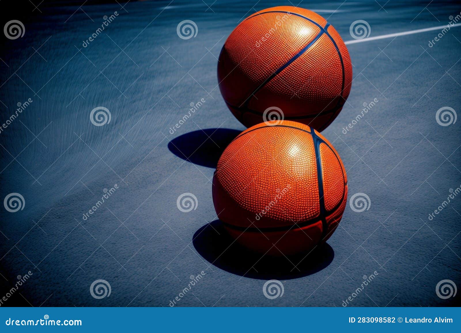 Dynamic Capture of a Realistic Basketball.AI Generated Stock ...