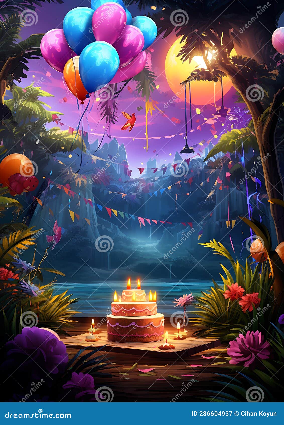 Dynamic Card Frame Border Template Design Flyer Cartoon Vector ...