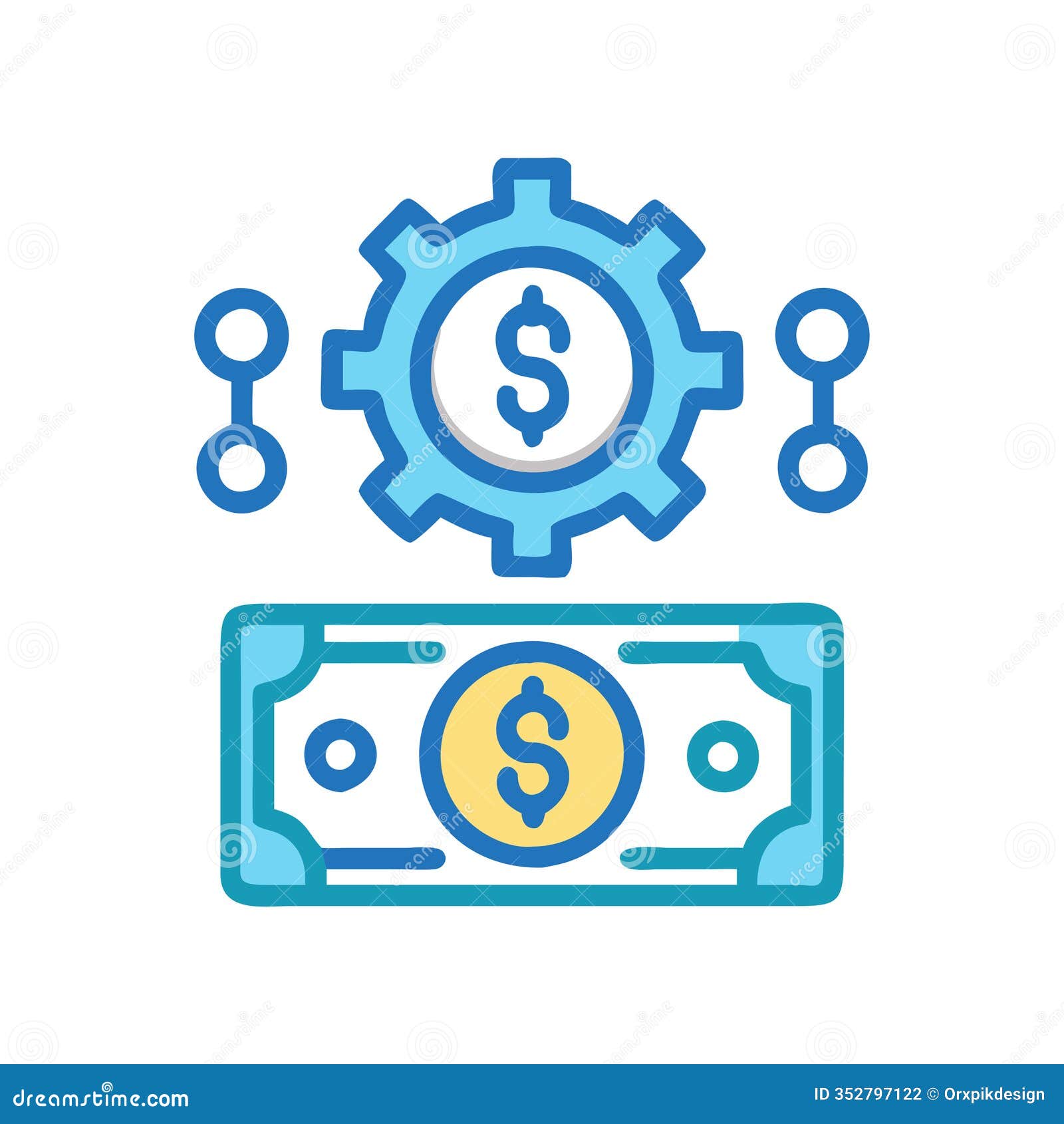 Dynamic Cash Management Icon Stock Vector - Illustration of ...