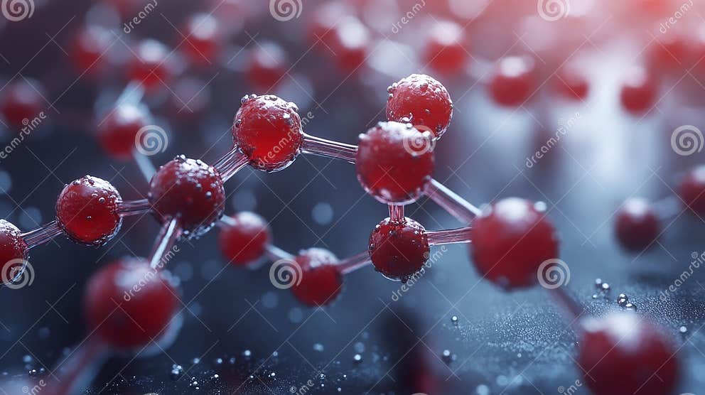 Chemical Reaction Mechanism Showcasing Molecular Interactions and ...