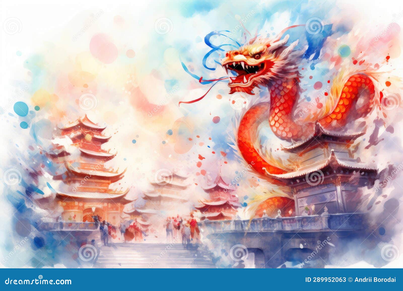 Dynamic Dragon: A Stunning Unreal Engine 5 Creation Royalty-Free Stock ...