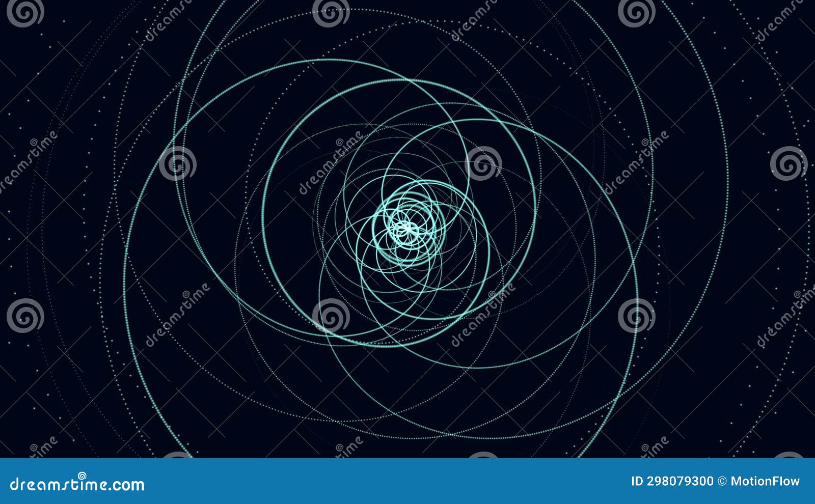 Dynamic Circular Pattern with Swirling Lines Stock Footage - Video of ...