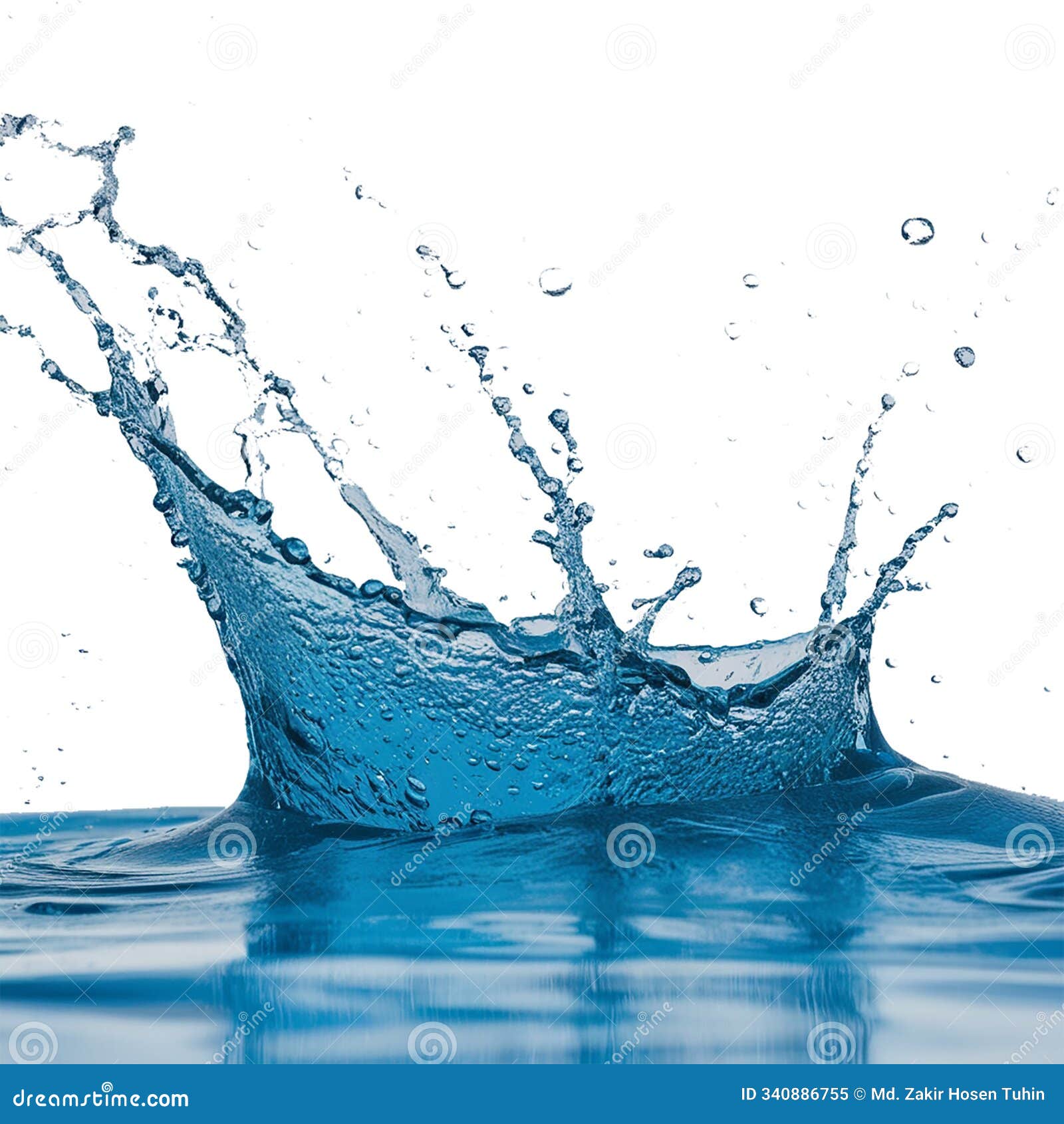 Dynamic Clear Water Splash with Transparent Background for Creative ...