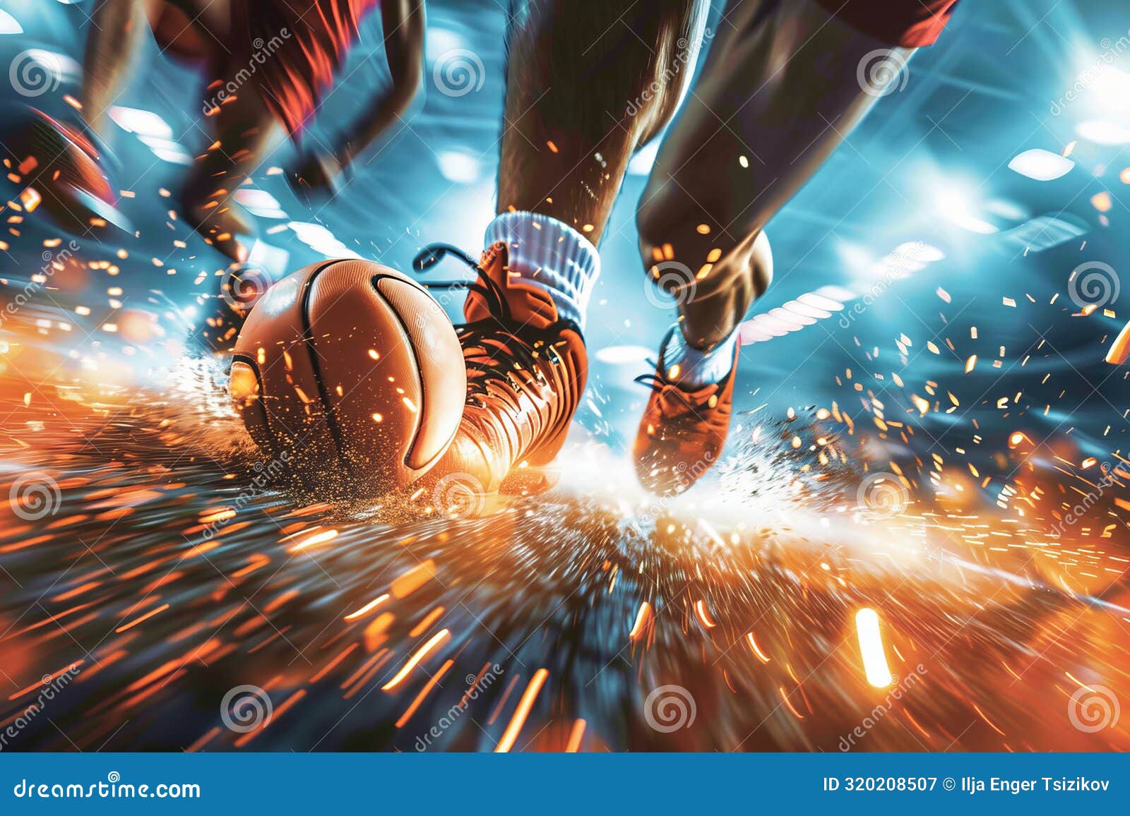 Dynamic Close Up Speed and Agility in Handball Fast Break at Summer ...