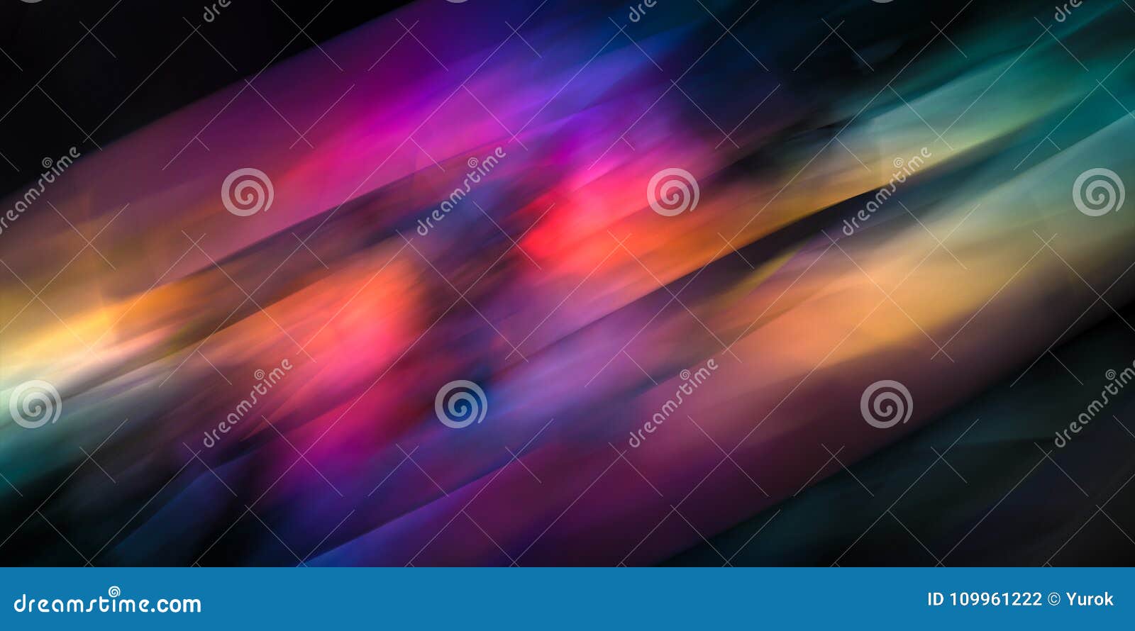 Dynamic Colorful Abstraction Stock Illustration - Illustration of ...