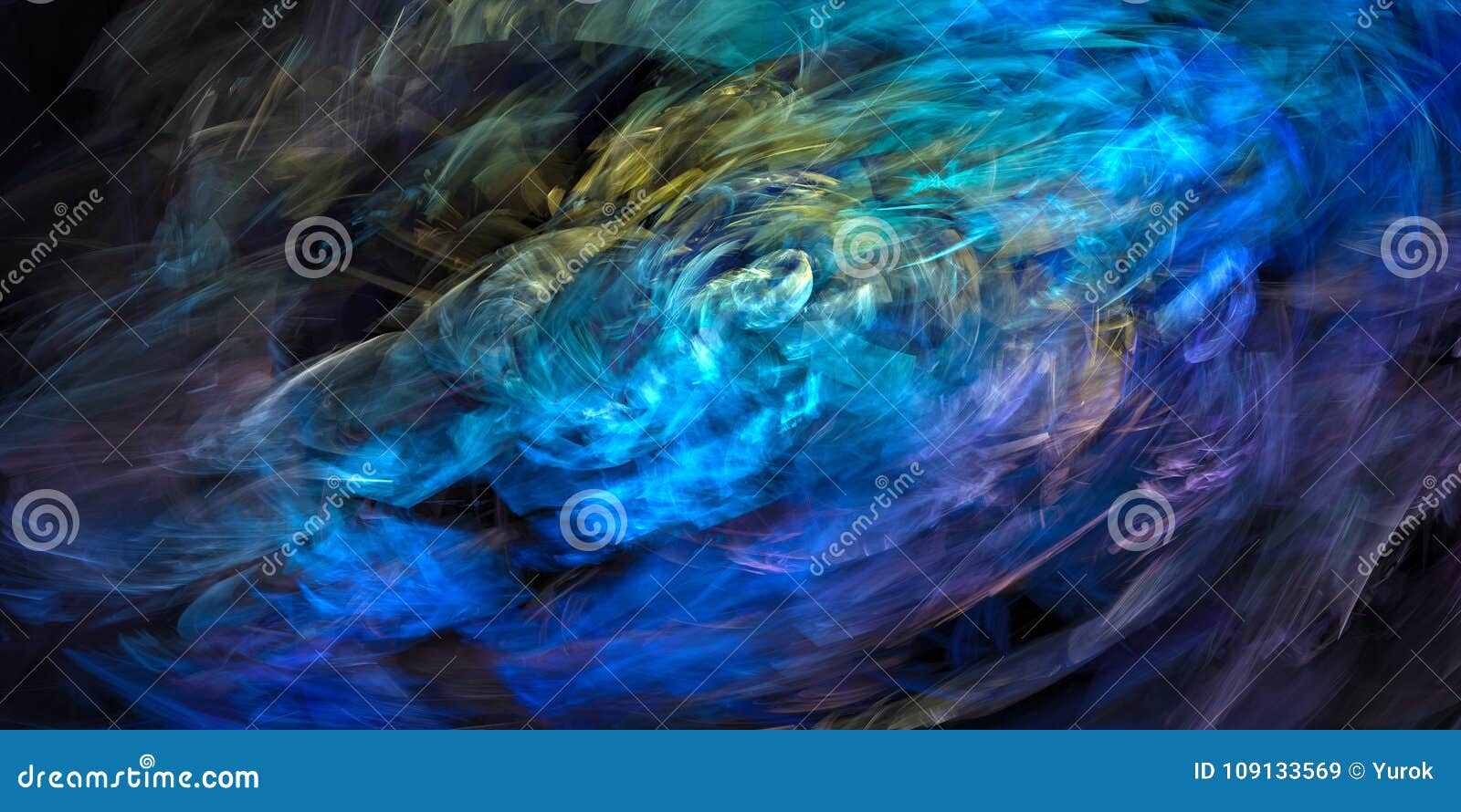 Dynamic Colorful Abstraction Stock Image - Image of iridescent, cosmic ...