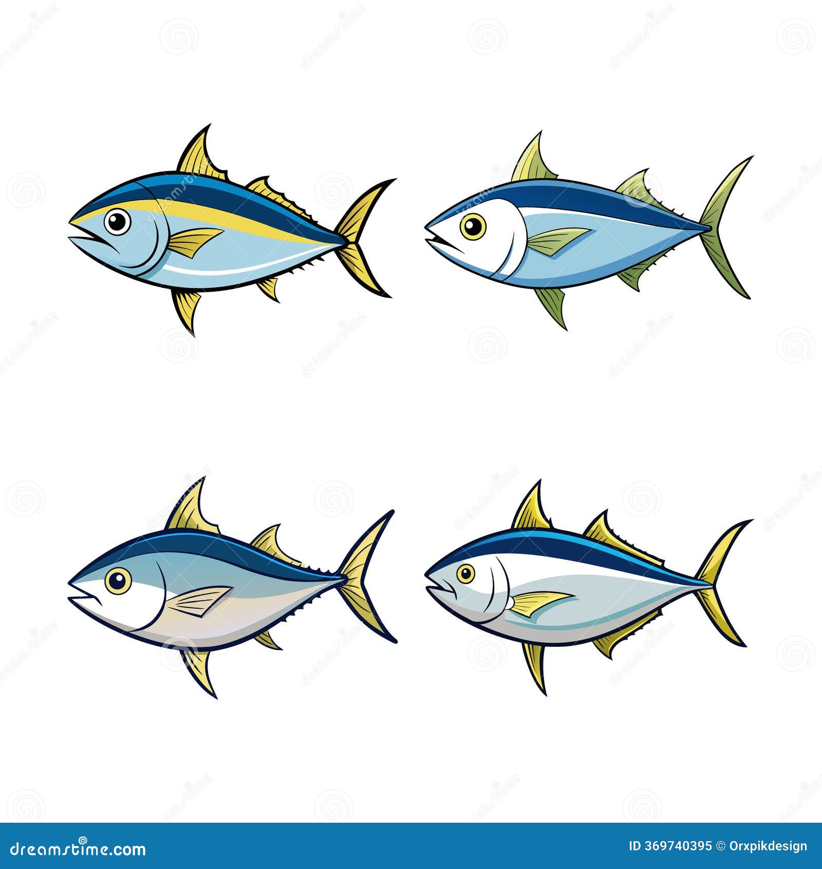 Albacore Fish Icon Vector. Fish Logo Design In Vector Illustration ...