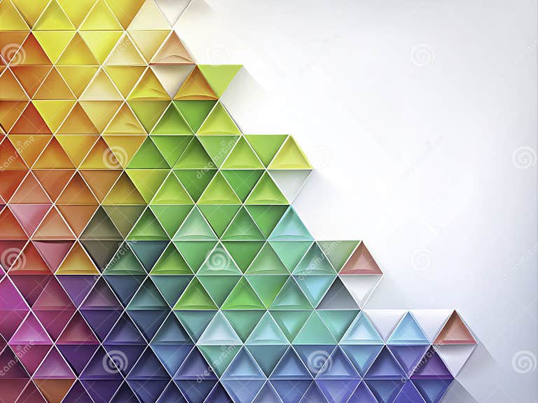 Dynamic Colorful Gradient Triangle Pattern Background for Modern Business Presentations a ...