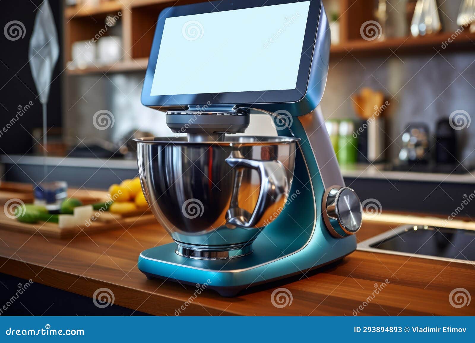 Dynamic Combination of Technology in Kitchen, Blender Plugged into ...
