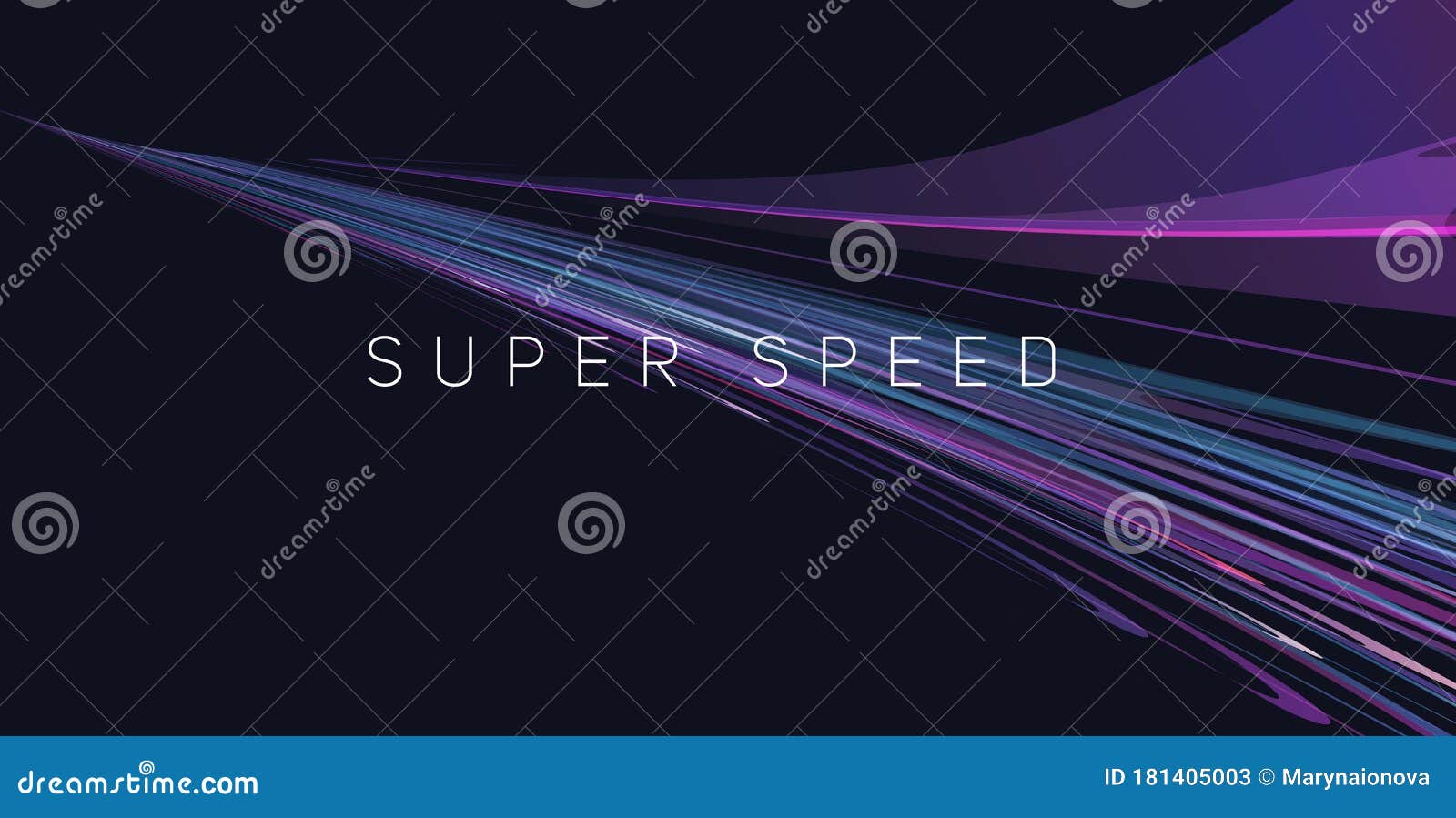 Dynamic Composition of Bright Lines Forming Lights Path of Speed ...