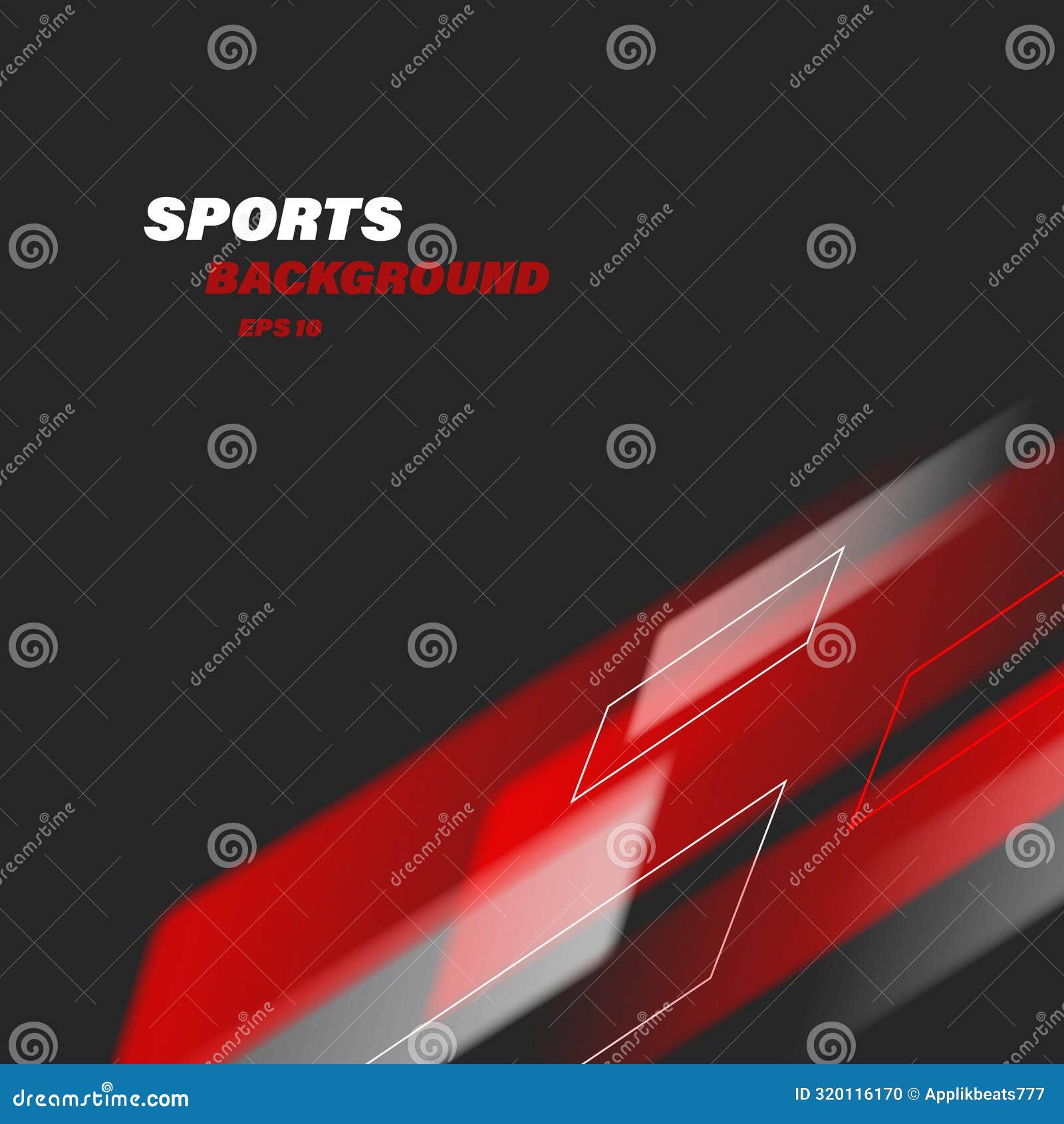 Dynamic Composition Diagonal Rectangular Shapes in Red and White Semi ...