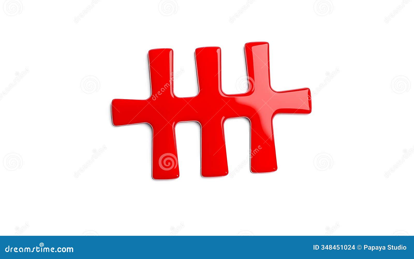 Overlapping Red Cross Marks Symbolizing Healthcare Collaboration Stock ...