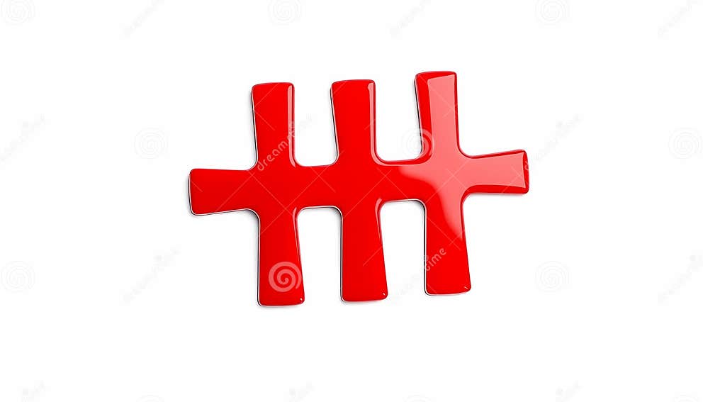 Overlapping Red Cross Marks Symbolizing Healthcare Collaboration Stock ...