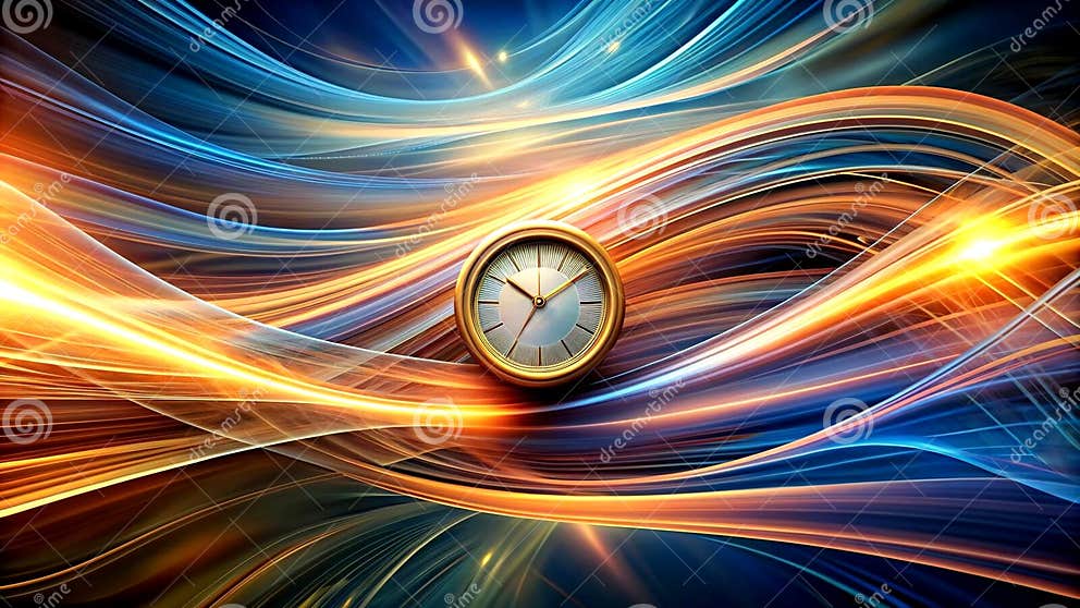 The Flow of Time: a Visual Journey through Abstract Forms AI-generated ...