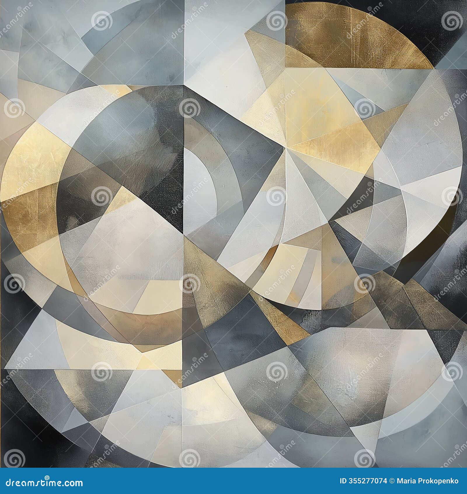 Fragmented Geometric Forms stock illustration. Illustration of form ...
