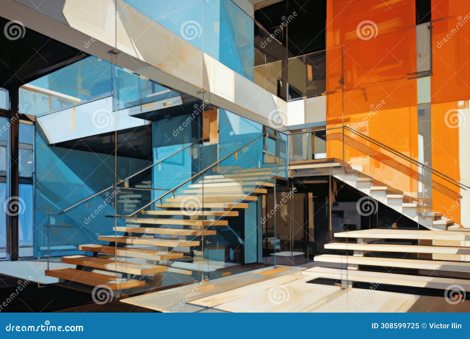 Dynamic Composition Showcasing Modern Architectural Trends in ...