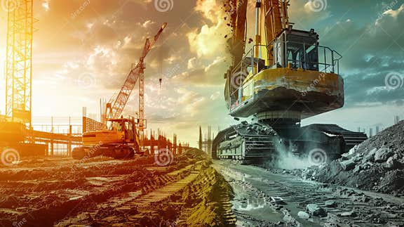 Dynamic Construction Machine Transforming Dreams into Reality on Site ...