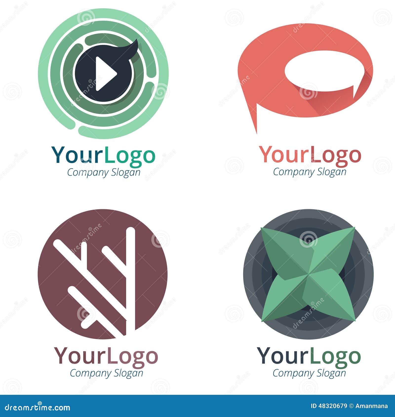 Dynamic Corporate Brand stock vector. Illustration of curve - 48320679