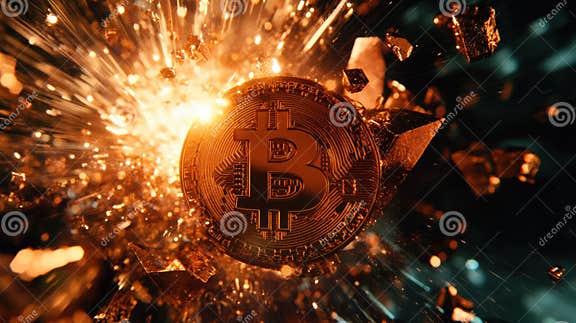 Dynamic Cryptocurrency Market Spike Visualized with Chart Overlays ...