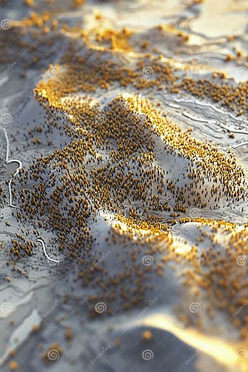 A Dynamic 3D Map Showing Population Density with Spatial Data ...