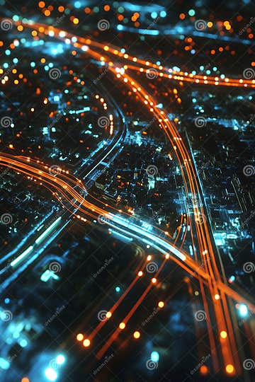 A Dynamic 3D Map Visualizing Trade Routes with Glowing GIS Data ...