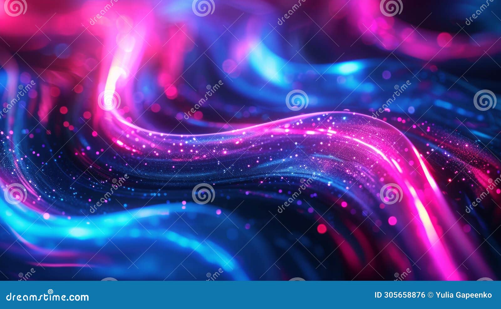 A Dynamic, Dark Backdrop Illuminated by Vibrant Neon Streaks Stock ...