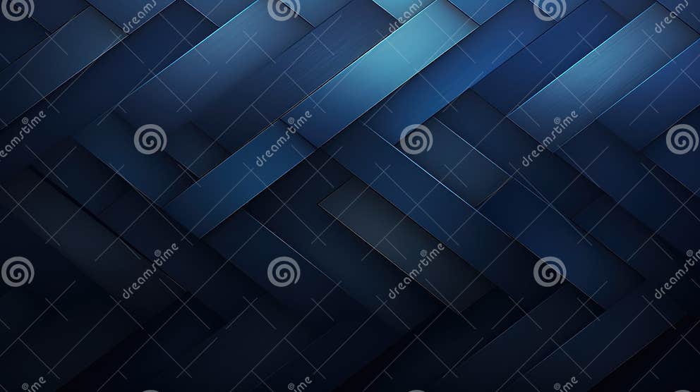 Dynamic Dark Blue Pattern Background Stock Illustration - Illustration ...