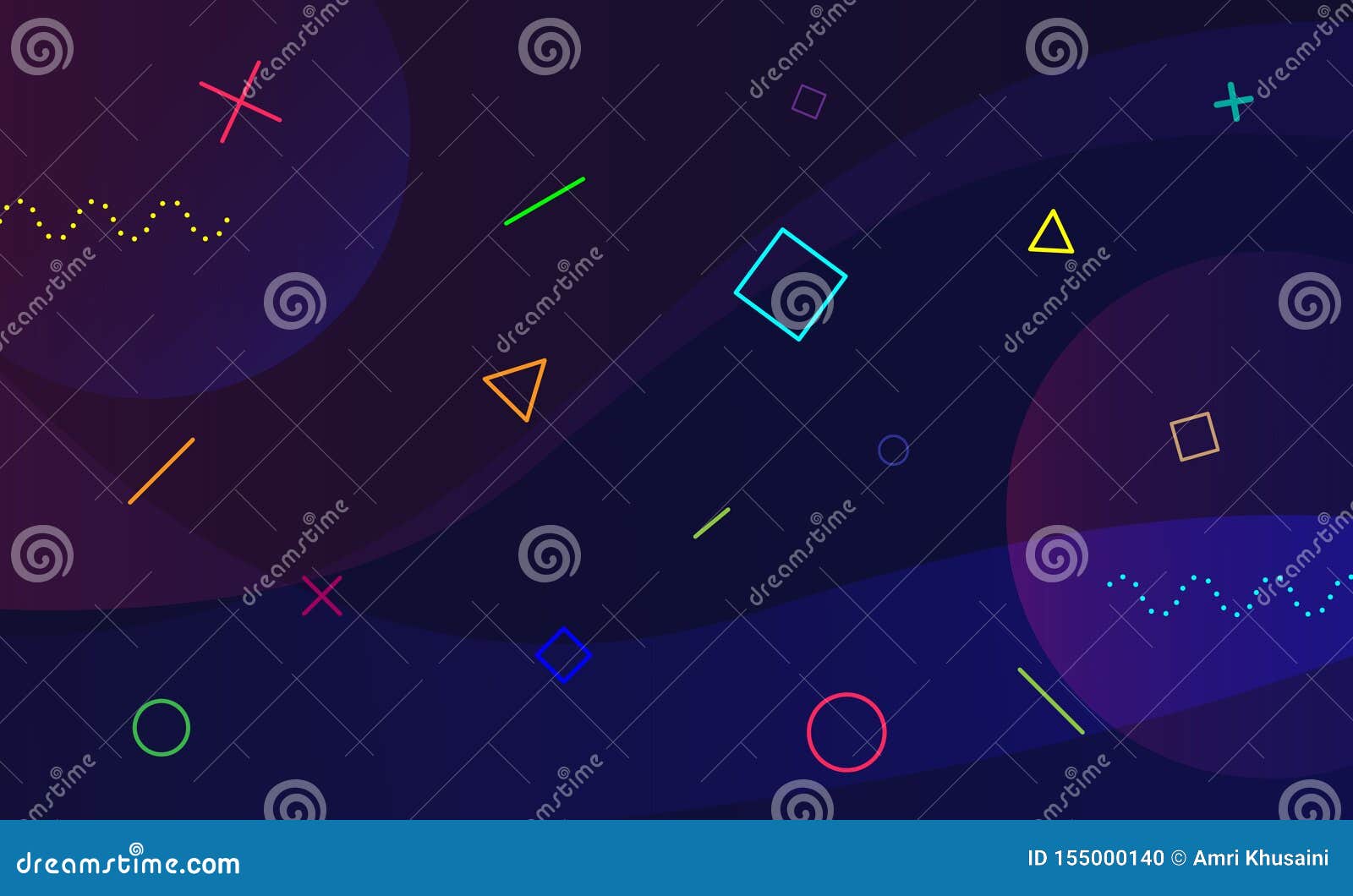 Dynamic Dark Pattern Background Stock Vector - Illustration of ...