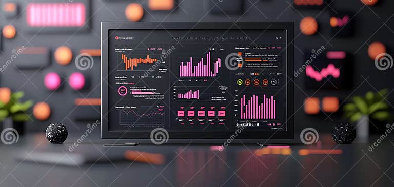 Dynamic Dashboard Displaying Real-Time Analytics and Data ...