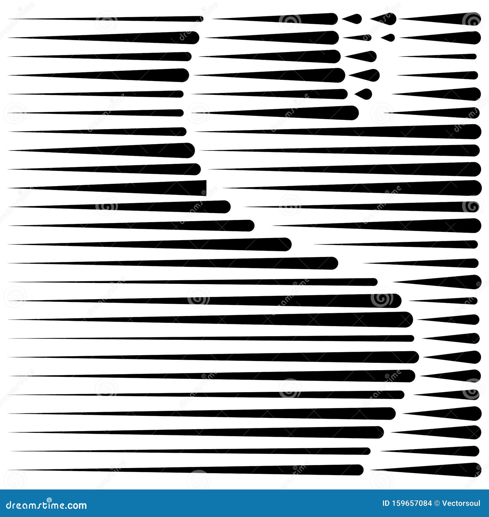 Dynamic Dashed, Segmented Lines Pattern. Irregular Stripes. Straight ...