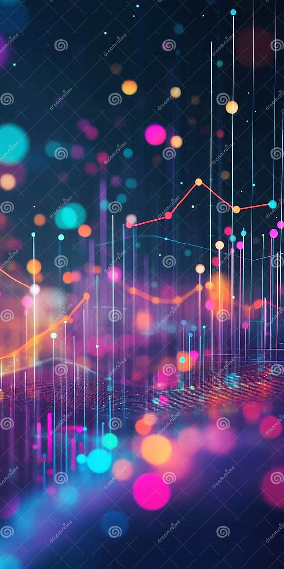 Dynamic Data Visualization: Unleashing Insights through Colorful Graphical Interfaces Stock ...