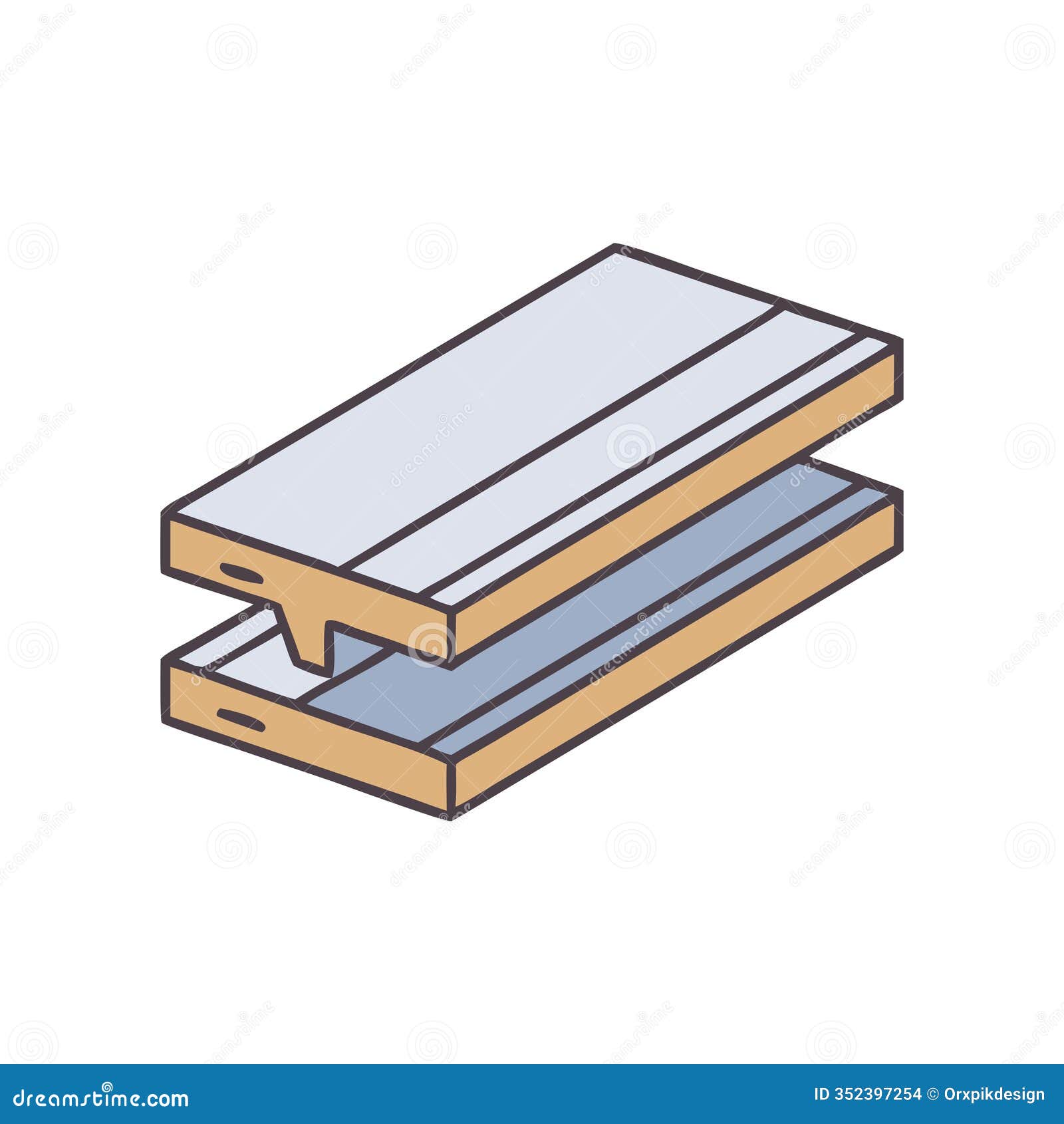Dynamic Deck Footing Icon For Outdoor Construction Vector Illustration ...