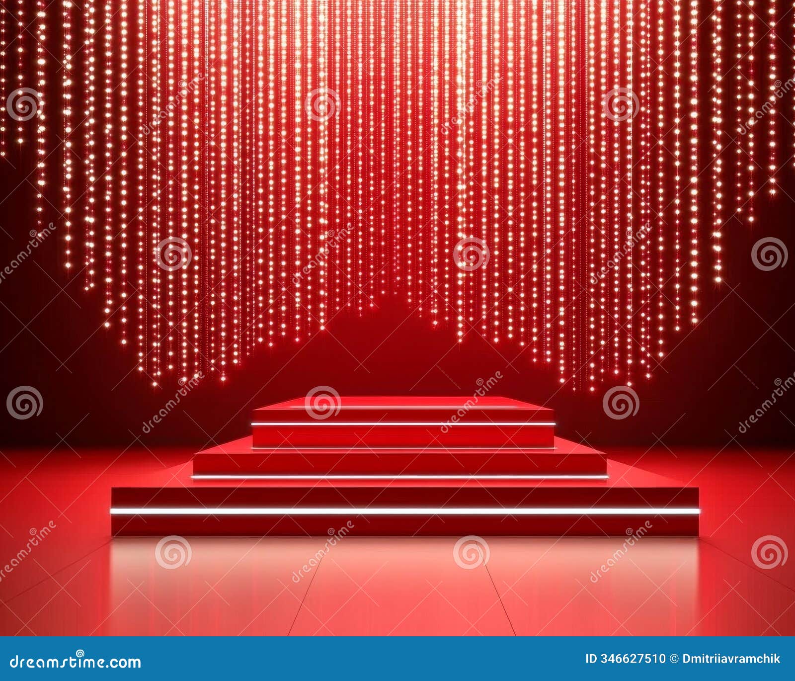 Dynamic Diagonal Lines of Light in Red and Black Create an Edgy and ...