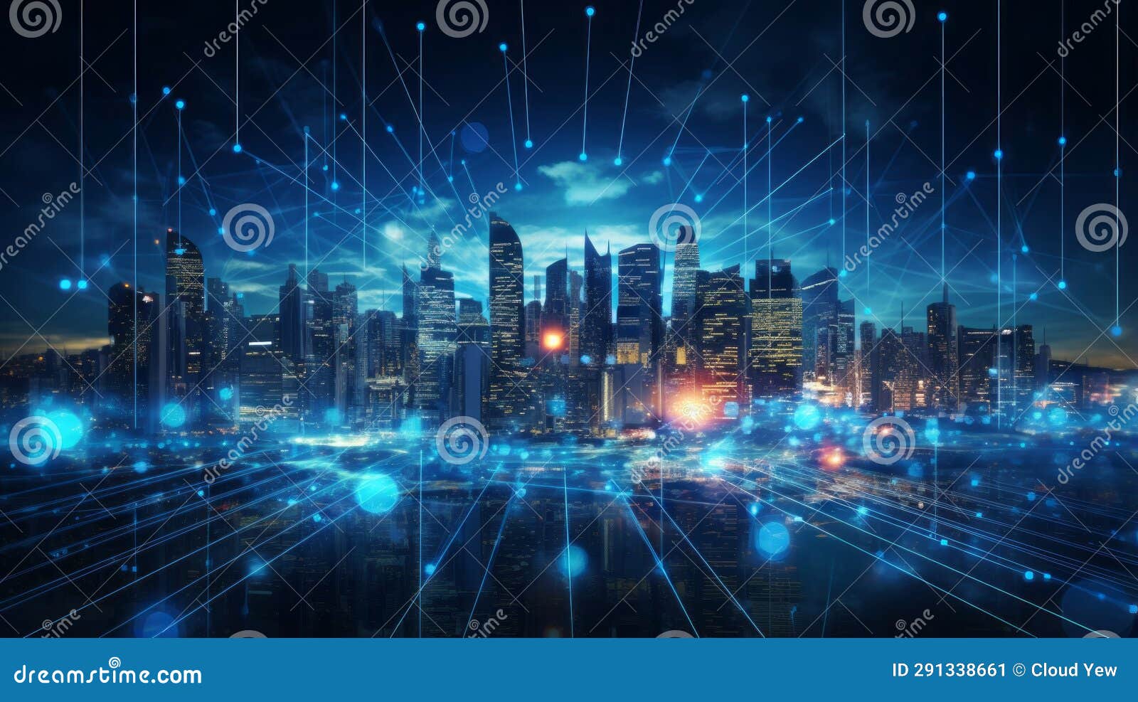 Digital Environment Showcasing Modern Paradigms Stock Illustration ...