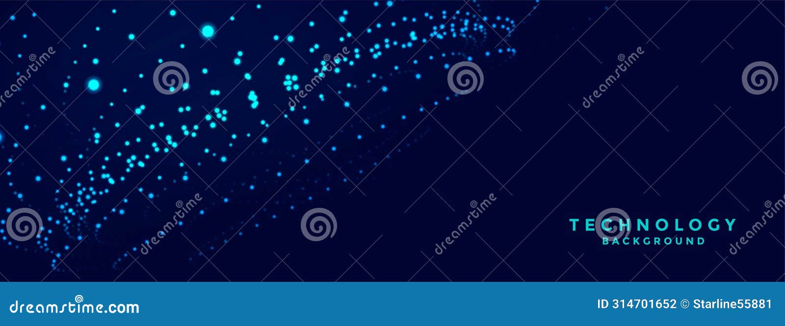 Dynamic Digital Technology Dotted Wallpaper for Futuristic Innovation ...