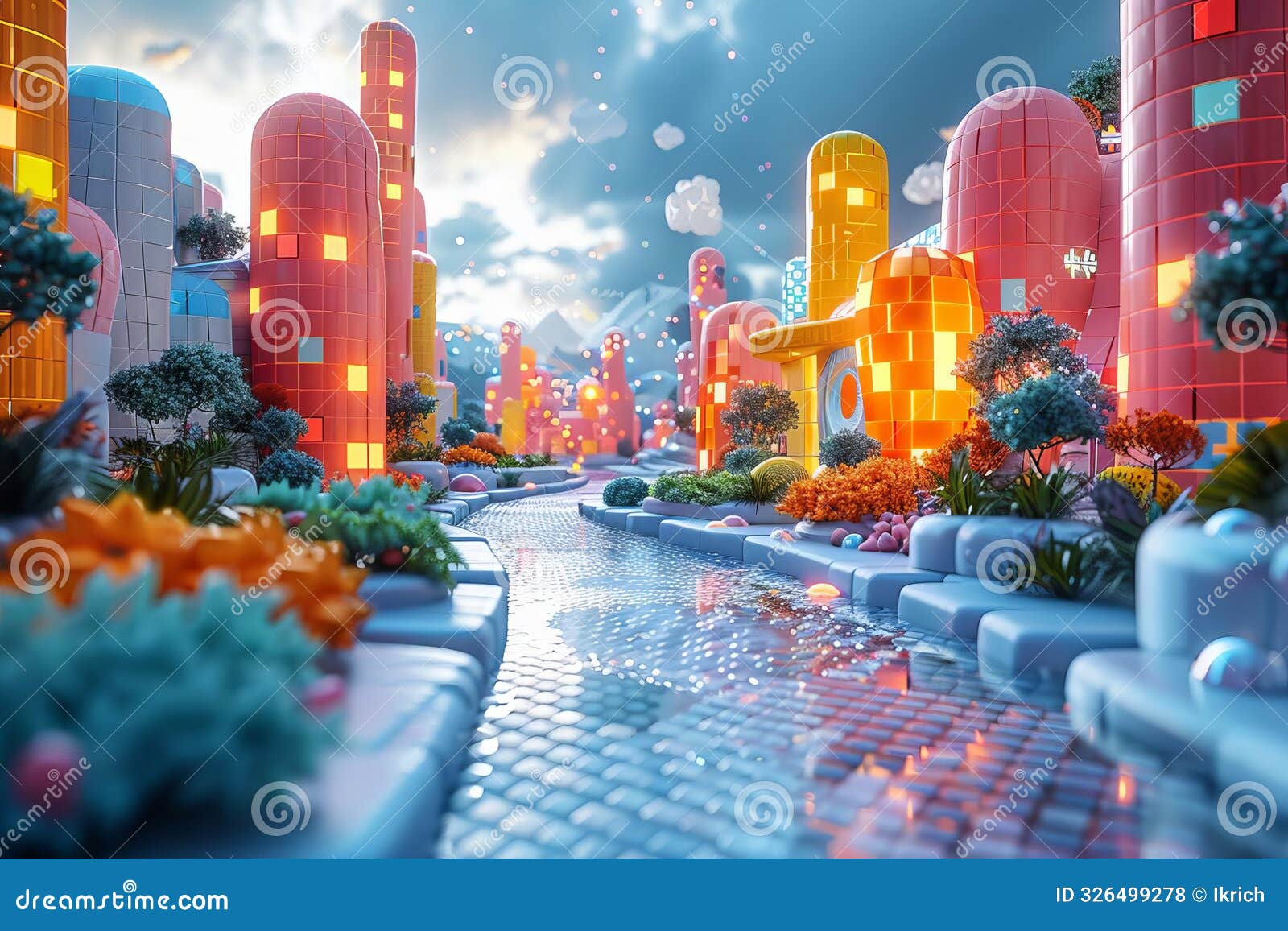 Dynamic Dimensions Close Up, Animated 2D and 3D Elements, Playful ...