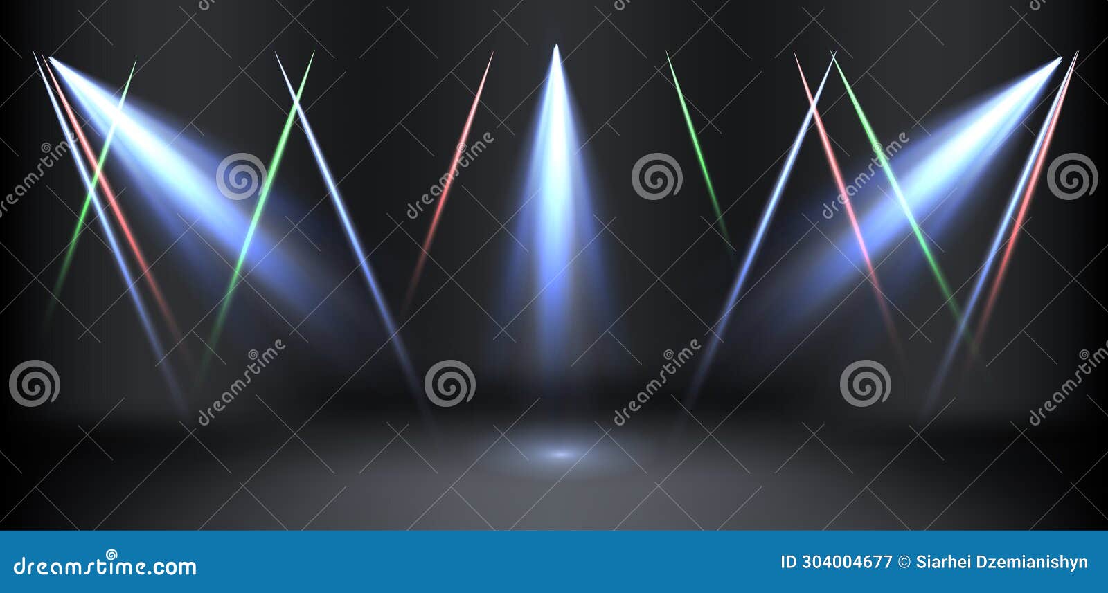 Dynamic Display of Intersecting Laser Lights on a Reflective Surface ...