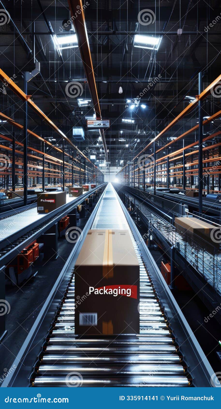 Dynamic Display of 3m Matic Case Sealing Machines in Action within a Modern Warehouse Setting ...