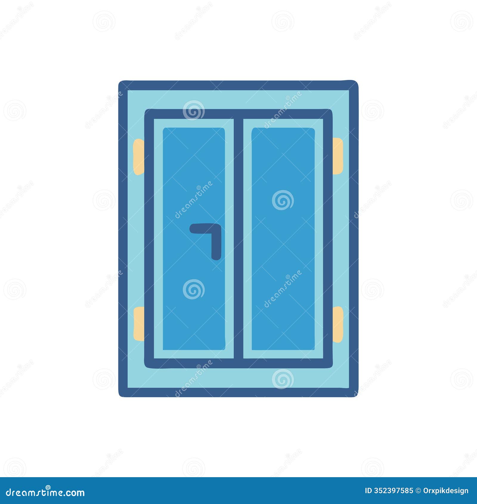 Dynamic Door Frame Icon for Structural Integrity Stock Illustration ...
