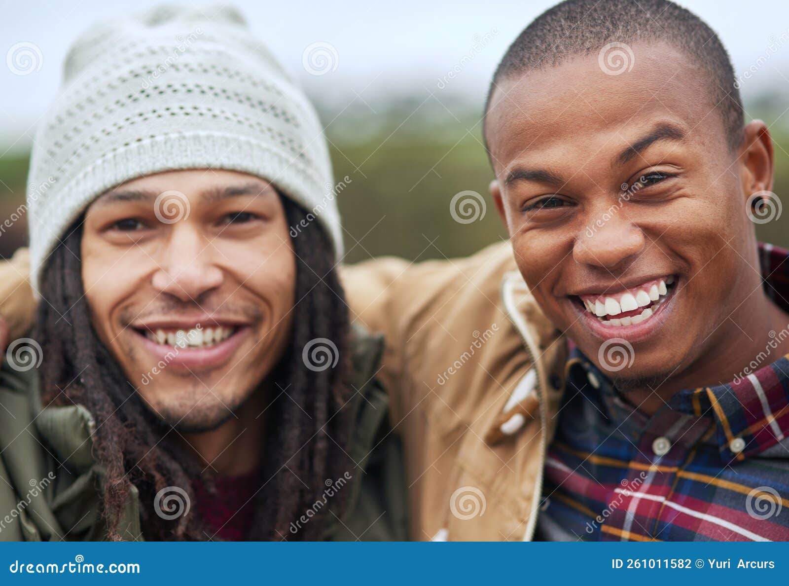 The Dynamic Duo Strike a Pose. Portrait of Two Friends Posing Together ...