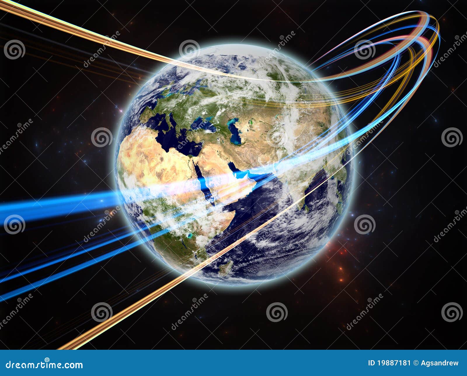 Dynamic Earth stock illustration. Illustration of space - 19887181