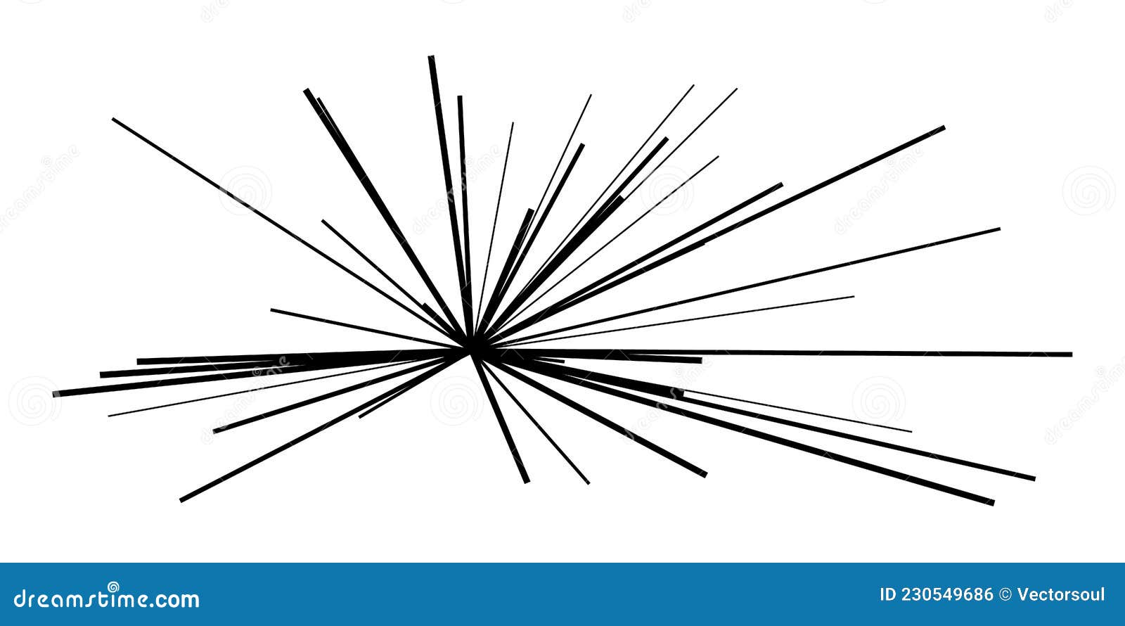 Dynamic, Eccentric Dynamic Comic Burst, Action Trail Lines. Explosion ...