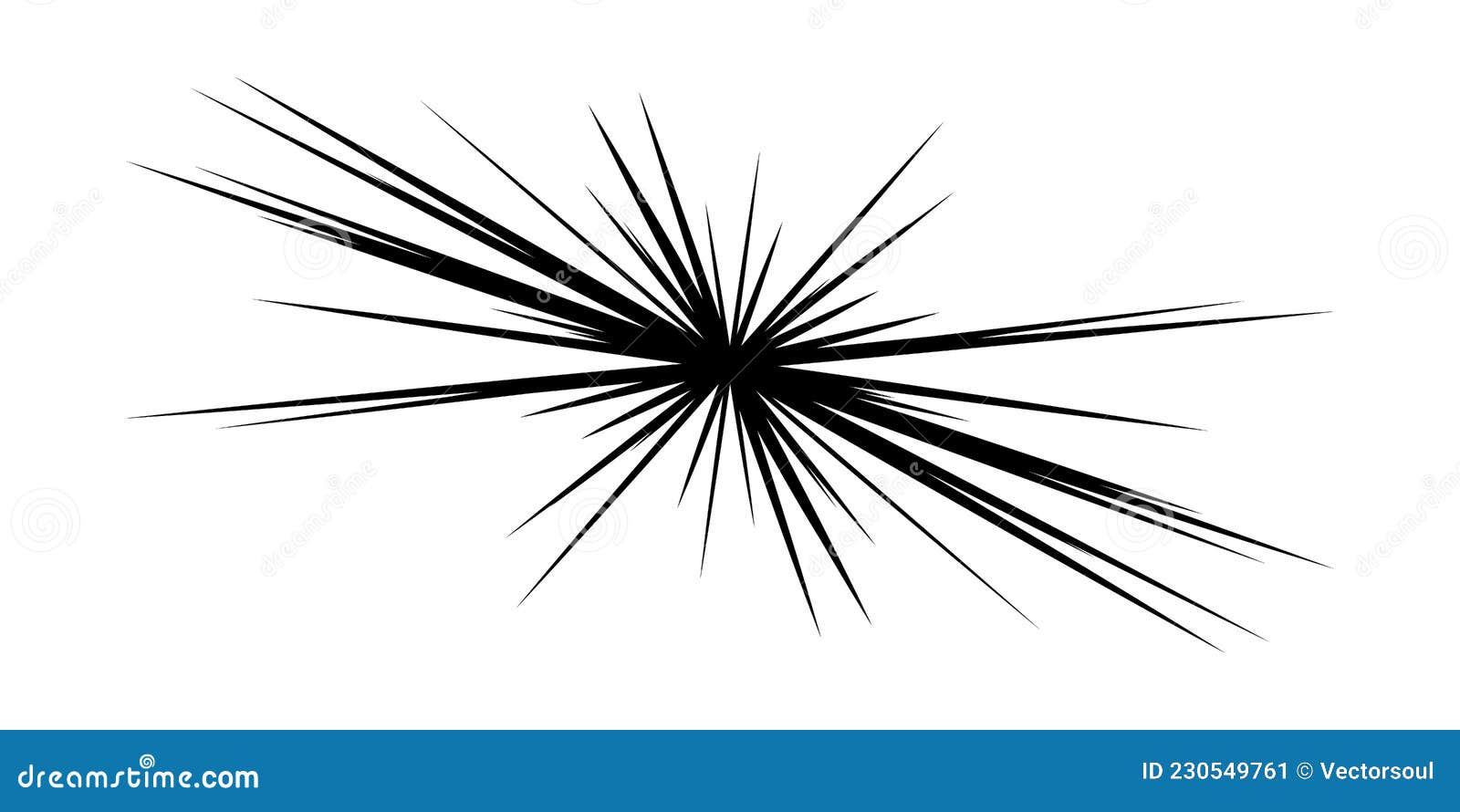 Dynamic, Eccentric Dynamic Comic Burst, Action Trail Lines. Explosion ...