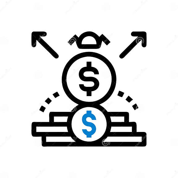 Dynamic Economic Stability Icon Stock Vector - Illustration of ...