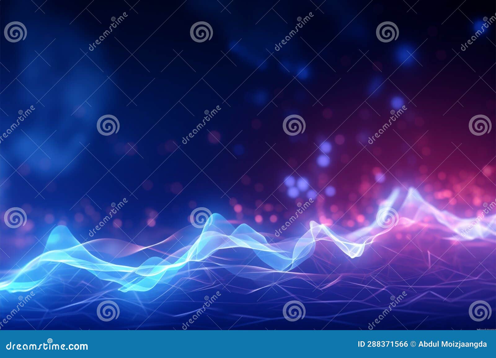 Dynamic EKG Pattern on Clinical Backdrop, Embodying Pulsating Vitality ...